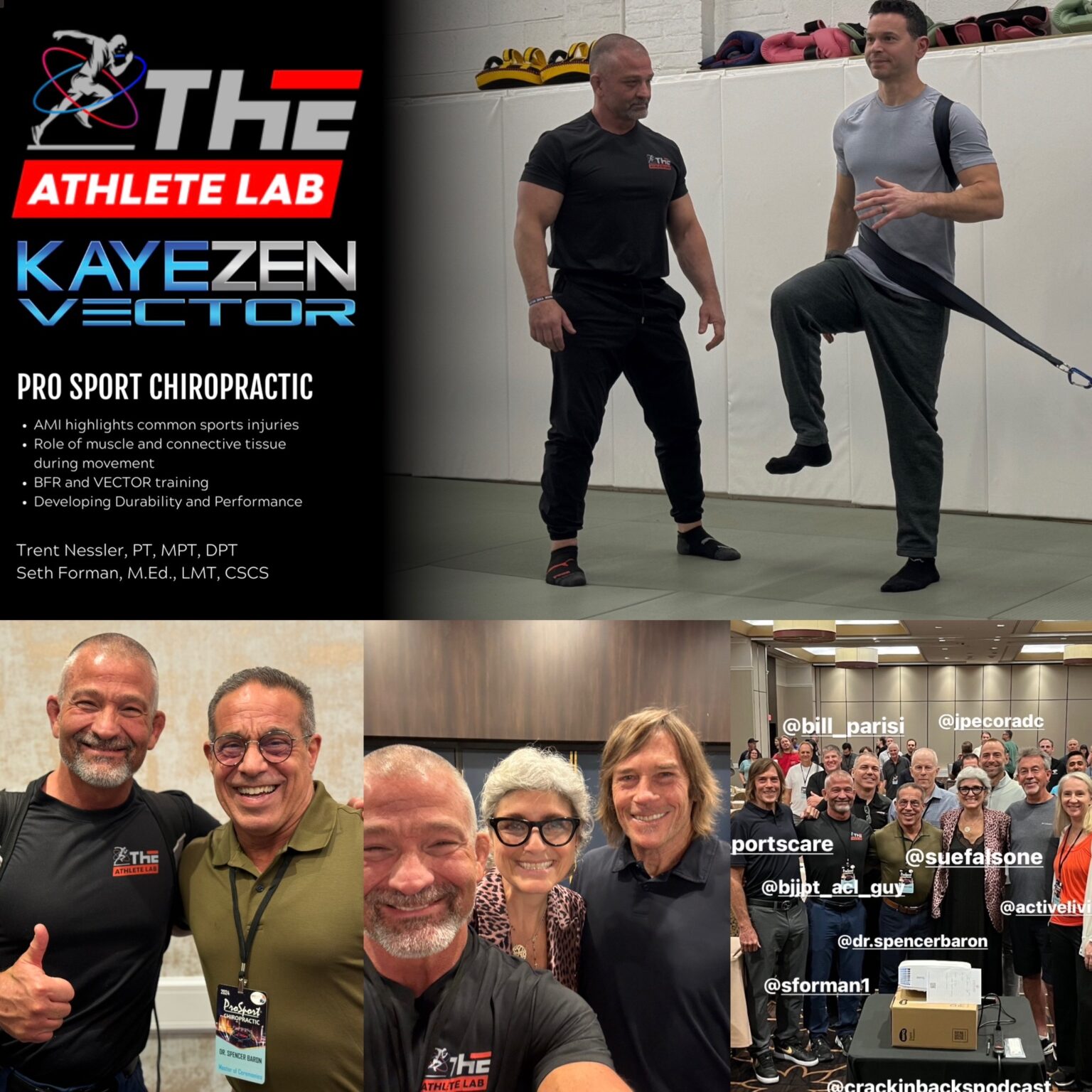 Dr. Nessler Featured Speaker at ProSport Chiro Conference - The Athlete Lab